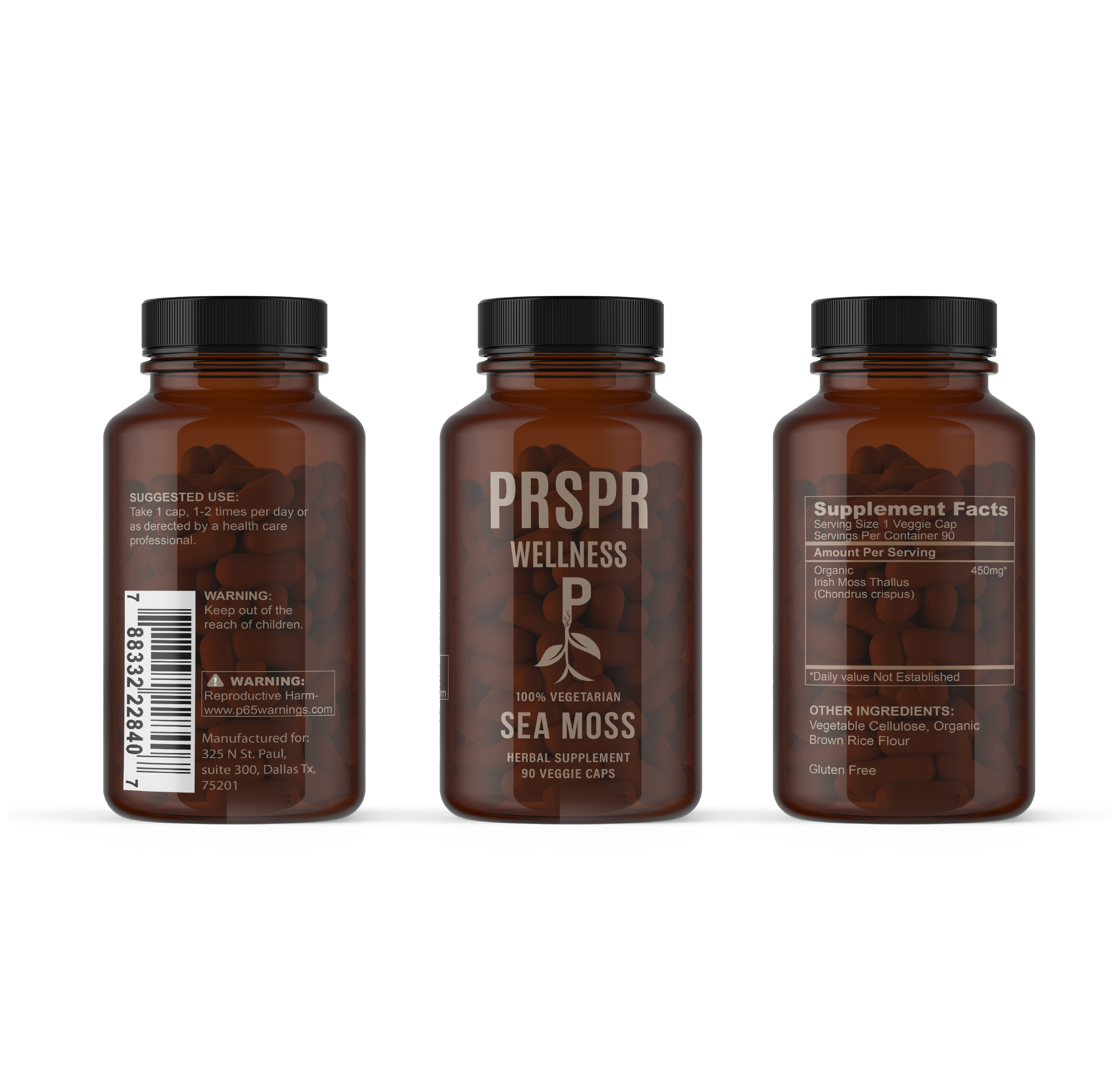 Seamoss Capsules: Irish Moss Superfood